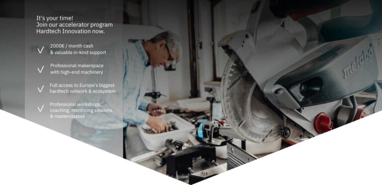 Hardtech Innovation | Startup acceleration program